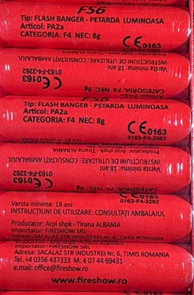 EMITATOR DE SUNET FS6 (GROM 8 GRAME) – Petarde.eu